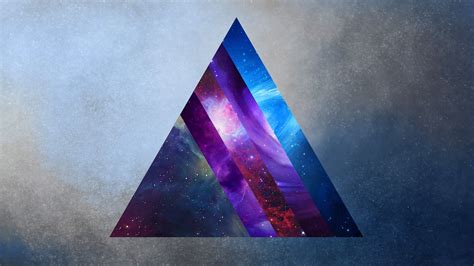 Galaxy Triangle Wallpaper