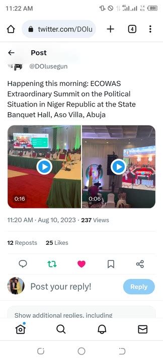 Ongoing Ecowas Extraordinary Summit On Niger In Abuja Politics Nigeria