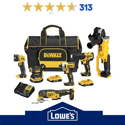 Dewalt 7 Tool 20 Volt Max Power Tool Combo Kit With Soft Case 2