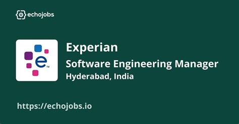 experian is hiring software engineering manager hyderabad india