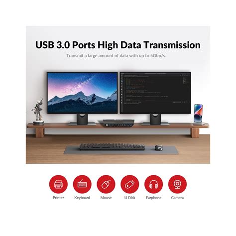 Av Access 8k Displayport Kvm Switch För Två Datorer Till Dubbla Bildskärmar Elgiganten