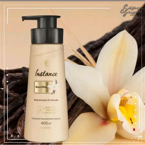 Eudora Creme Hidratante Desodorante Corporal Instance Baunilha 400ml