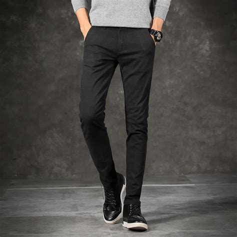 2018 Autumn Brand Business Casual Pants Men Style High Quality Cotton