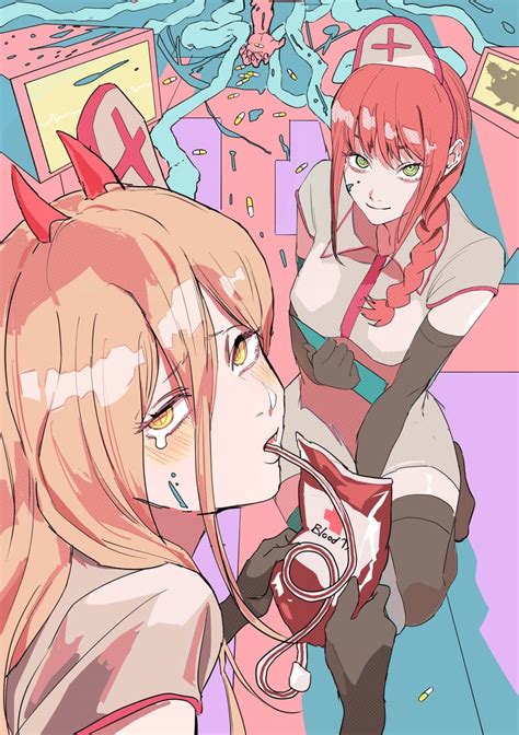 Makima Power And Pochita Chainsaw Man Drawn By Takopi15 Danbooru