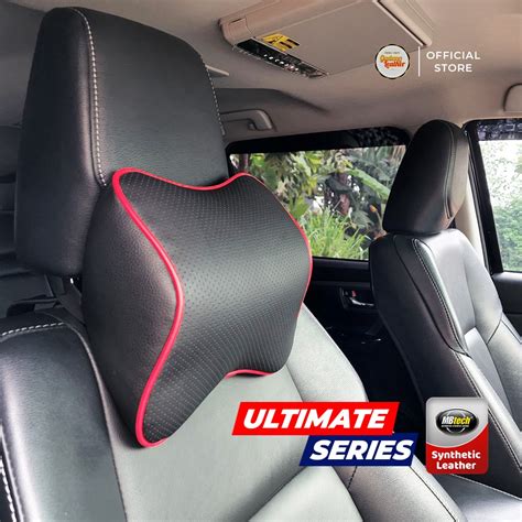 Jual Bantal Mobil Memory Foam Bahan Kulit Mbtech Shopee Indonesia