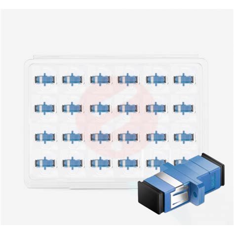 Single Mode Sc Upc Simplex Fiber Optik Adaptör 24 Adet 9ssdbpncf12