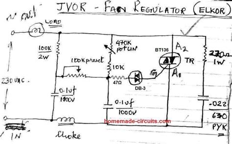 Circuit Diagram Of Light Dimmer Using Scr
