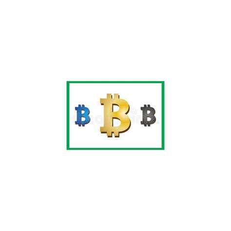 Bitcoin Crypto B Letter Logo Symbol Template Design Illustration Vector