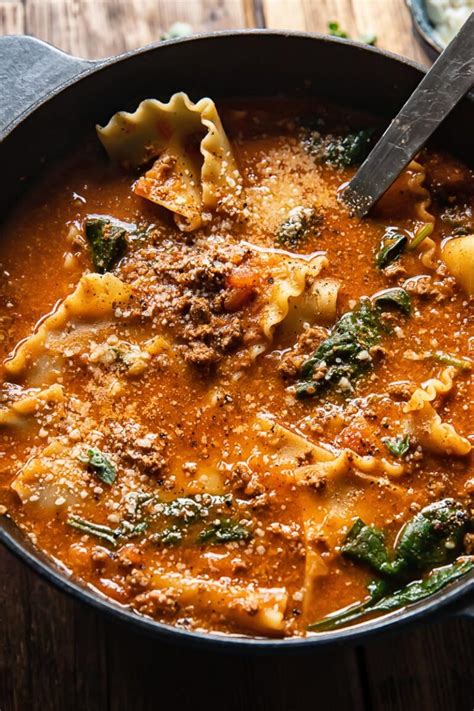 Easy Lasagna Soup Vikalinka