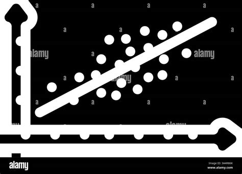 Predictive Analytics Graph Ai Integration Glyph Icon Vector