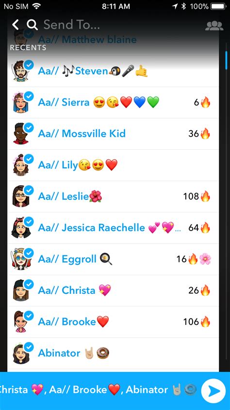 Snapchat Best Friends Snapchat Friend Emojis Snapchat Names Snapchat