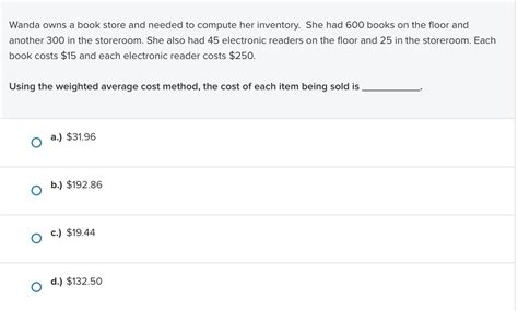 Solved Units Unit Cost Total Cost 16 64 20 4 3 5 60 60 Chegg