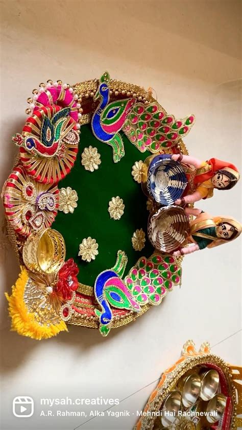 290 Best Arti Thali Decoration Ideas Arti Thali Decoration Thali