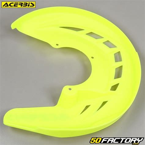 Protège disque de frein avant Acerbis X Brake jaune fluo Pièce moto