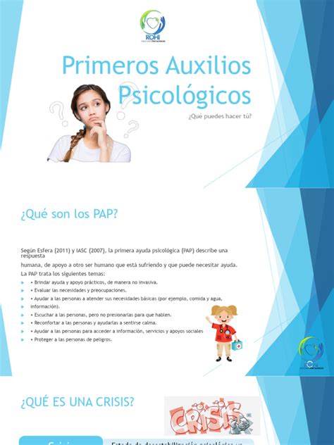 Primeros Auxilios Psicológicos Pdf Las Emociones Sicología