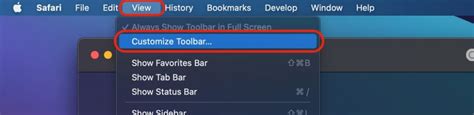 How To Customize Safari Toolbar