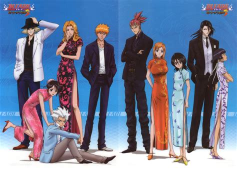Abarai Renji Hinamori Momo Hitsugaya Toushirou Inoue Orihime