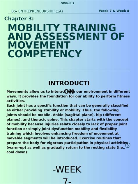 Pathfit Movement Competency Training Pdf