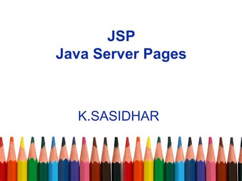 jsp sasidhar ppt