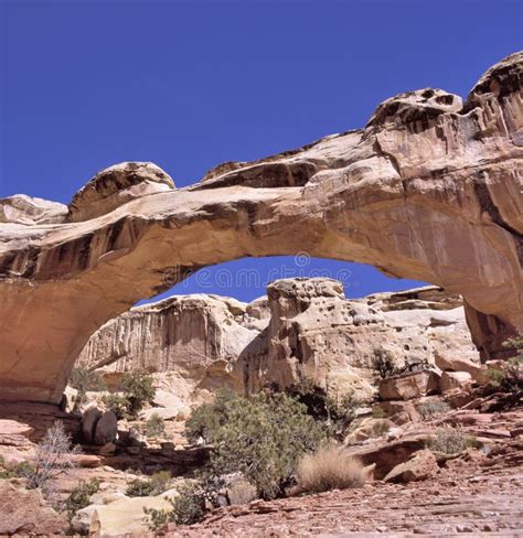 Desert Rock Arches From Arches National Park Stock Image Image Of
