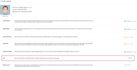 Unbind A U2f Security Key Account Management Alibaba Cloud