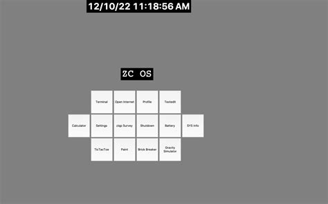 Zcos 20 Tkinter Python Operating System Os Source Code By Zonellobster250