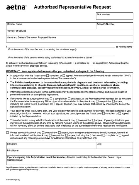 Authorized Representative Request Fill Out And Sign Online Dochub