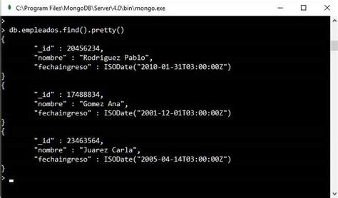 Tipo De Dato Date En Mongodb