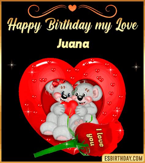 Happy Birthday Juana  🎂 Images Animated Wishes【28 S】