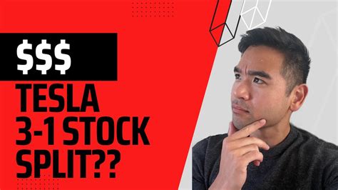 Tesla Stock Split What Will Happen To The Stock Price Youtube