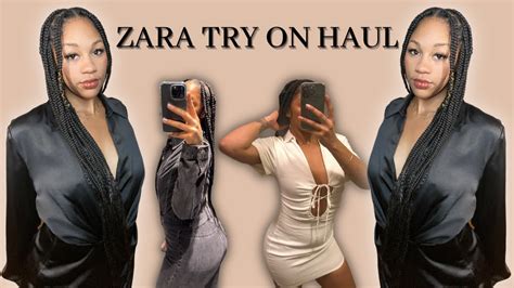 Zara Try On Haul Dresses Jumpsuits More Youtube