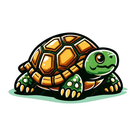 Premium Vector Cartoon Tortoise Turtle Vector Illustration