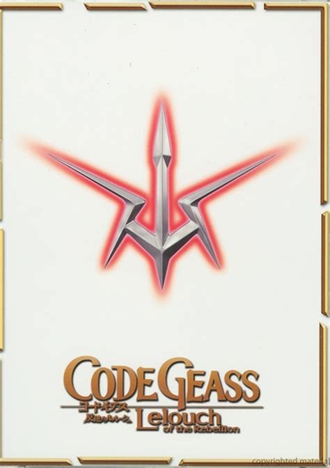 Code Geass Lelouch Of The Rebellion Part 3 Limited Edition Dvd
