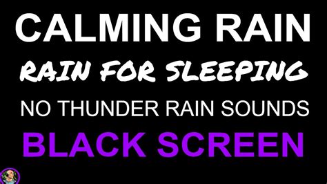 Fall Asleep Calming Rain Sounds Rain Sounds NO THUNDER Heavy Rain
