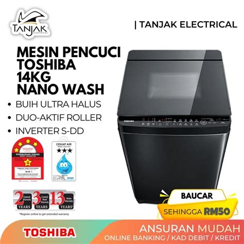 Toshiba KG Inverter Washing Machine AW DG WM KK Tanjak Electrical