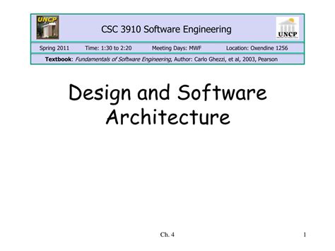 Ppt Design And Software Architecture Powerpoint Presentation Free