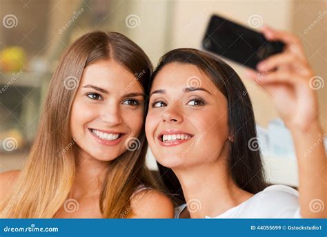 We Love Making Selfie Stock Image Image Of Love Beautiful 44055699