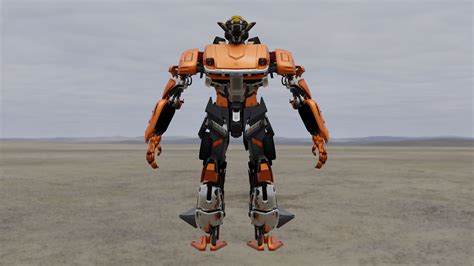 D Car To Transformation Robot Behance
