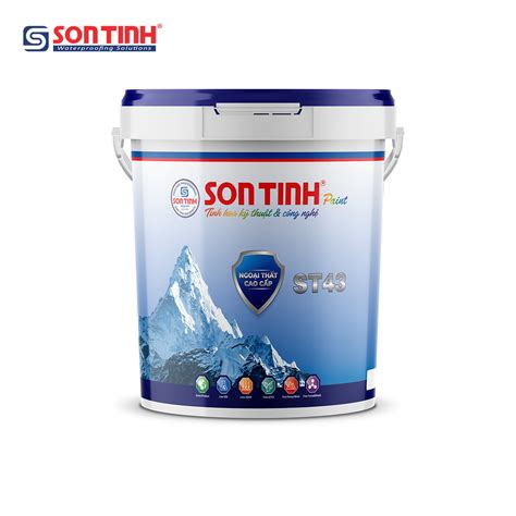 St43 Sơn Ngoại Thất Cao Cấp Chống Thấm Sơn Tinh