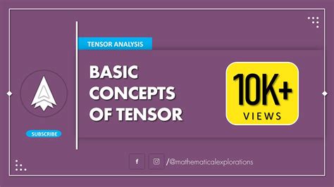 Tensor Basic Concepts And Definitions Simple Explanation