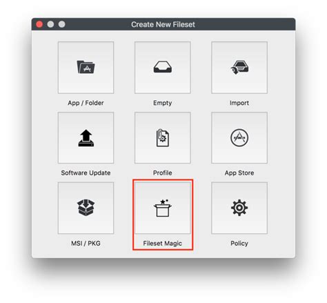 Filewave Fileset Types Filewave Kb