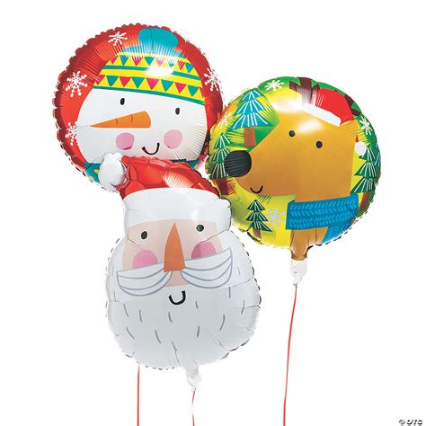 Christmas Crew 18 Mylar Balloons 3 Pc Oriental Trading