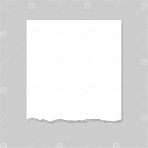 Página De Bloc De Notas Hojas De Papel Rotas Clipart Vector Aislado