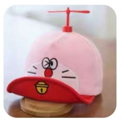 Doraemon Cap With Copter Shopee Malaysia