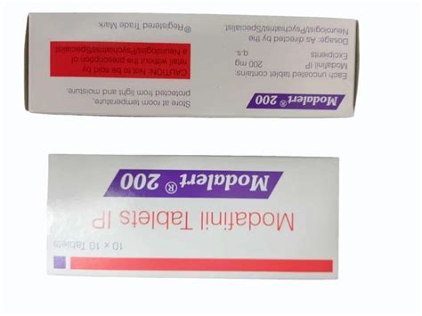 200mg Modalert Modafinil Tablets 10 Tablets Per Strip At ₹ 627strip