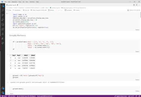 Notebooks At Microsoft Visual Studio