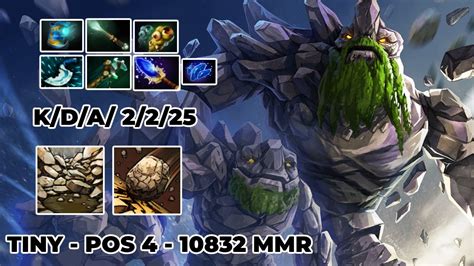 Dota 2 Tiny Pos 4 Parche 735b Youtube
