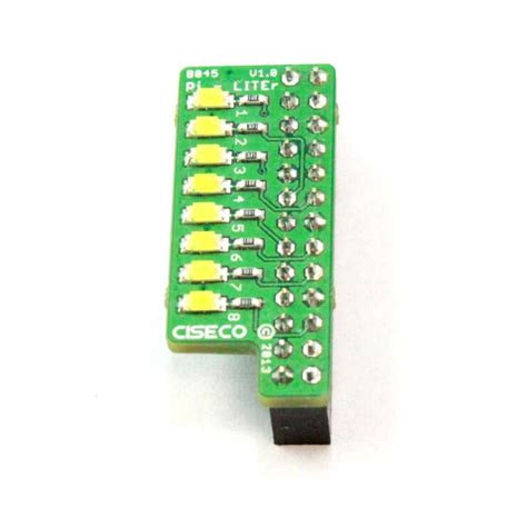 Pi LITEr 8 LED Strip For The Raspberry Pi CISECO B045