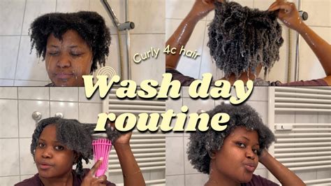 Wash Day Routine For 4c Hair 4c Natural Hair Wash Day Routine For
