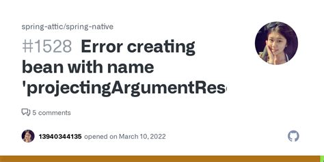 Error Creating Bean With Name